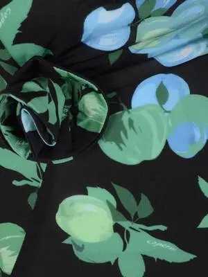 Coperni Asymmetric Flower Gown