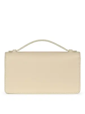 Valentino Garavani Wallet W/strap | Vlogo Signature | Vit. Soft Grain/a.brass Logo