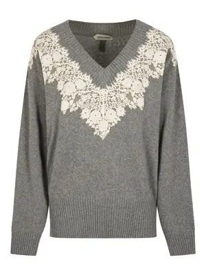Alberta Ferretti Sweater Caschmire Cammel Blend