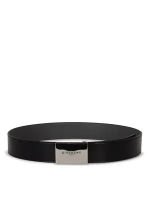 Givenchy Metal Plaque Belt 40mm - Black