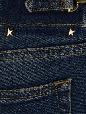 GOLDEN GOOSE Journey W's Bootcut Ophelia Cotton Denim Archive Wash Whit Chains