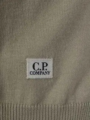 C.P. COMPANY Cotton Sea Island Short Sleeve Polo Sweater