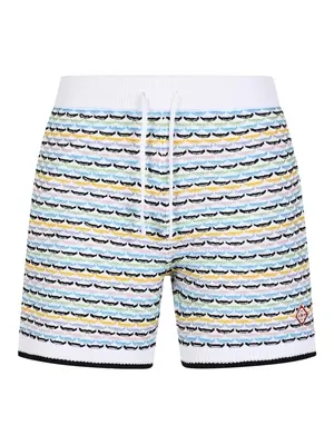 Casablanca Tuck Stitch Shorts