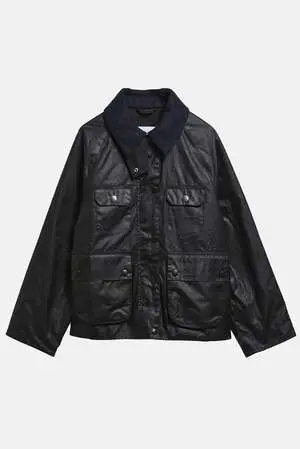 Barbour X A.p.c. Giacca Spey Waxed - Blu