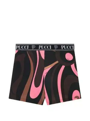 Emilio Pucci Marmo-print Cycling Shorts