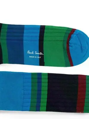 Paul Smith Ribbed Striped Socks
