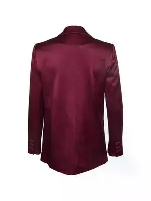 Alice + Olivia Single-breasted Satin Blazer