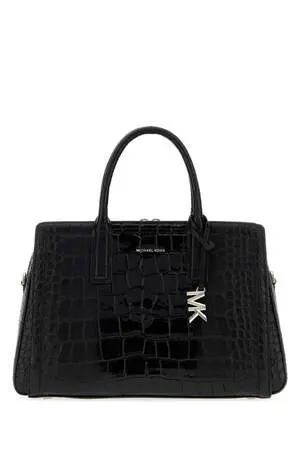 Michael Kors Structured Cow Leather Satchel Handbag