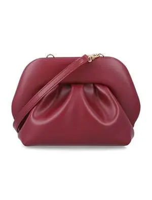 THE MOIRÈ Bios Mini Gathered Vegan Handbag With Rounded Frame - Viola
