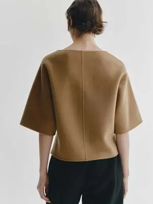 LISA YANG Doublé Round Neck Top