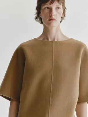 LISA YANG Doublé Round Neck Top