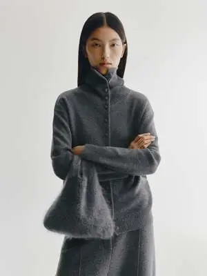 LISA YANG Oma Brushed Bag - Graphite Brushed