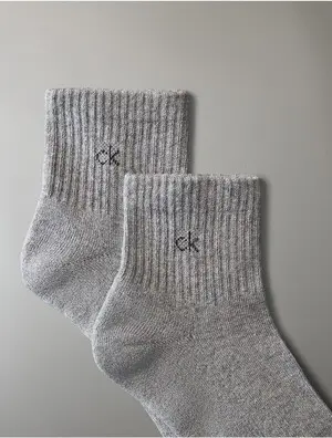 Calvin Klein High Top 3-pack Quarter Socks