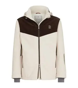 Brunello Cucinelli Corduroy-detail Mountain Jacket - Brown
