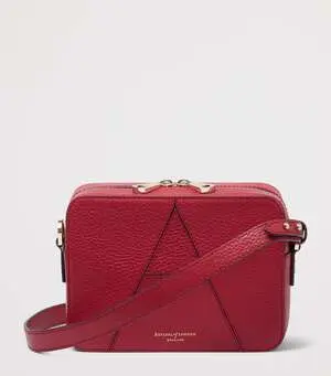 ASPINAL OF LONDON Leather Camera Cross-body Bag