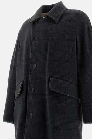 Our Legacy Cappotto Carcoat Collapse In Lana A Quadri