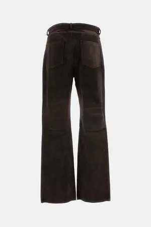 Our Legacy Pantaloni Carlson Cut In Pelle Suede
