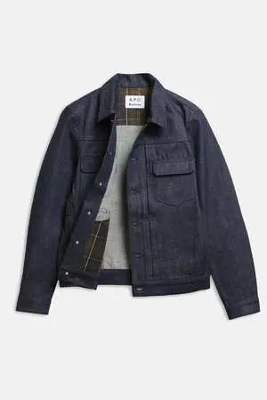 Barbour X A.p.c. Trucker Denim Casual Outerwear