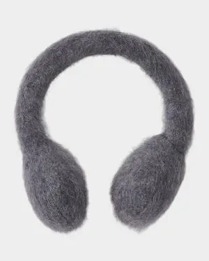 LISA YANG The Brushed Cashmere Earmuffs - Graphite