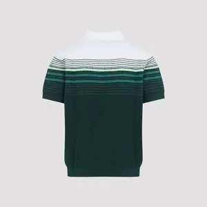 Casablanca Boucle Stripe Knitted Polo
