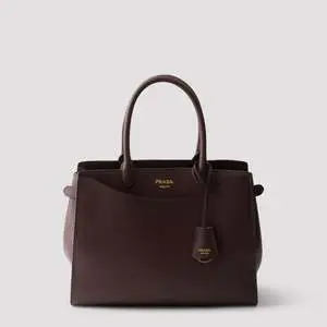 Prada Prelude Handbag - Brown
