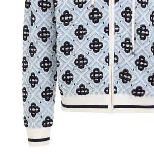 Casablanca Monogram Zip Hp Hoodie