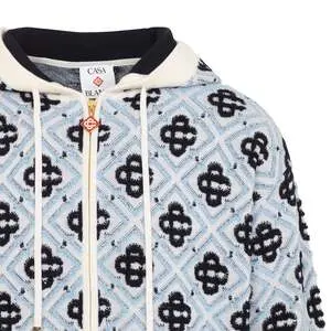 Casablanca Monogram Zip Hp Hoodie