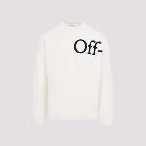 Off-White Bookish Shared Knit Crewneck - Multicolor