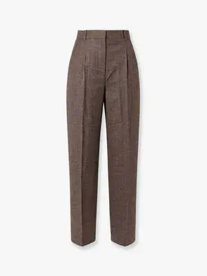 TOTEME Viscose And Certified Wool Trousers - Multicolor