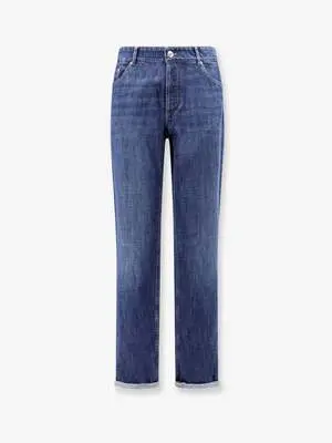 Brunello Cucinelli Traditional Fit Light Denim Jeans - Multicolor