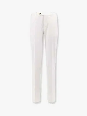 Brunello Cucinelli Italian Fit Stretch Cotton Trousers