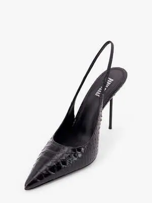 Paris Texas Lidia Pump In Leather With Python Print