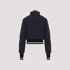 Thom Browne Cropped Downfilled Front Zip Jacket