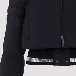 Thom Browne Cropped Downfilled Front Zip Jacket