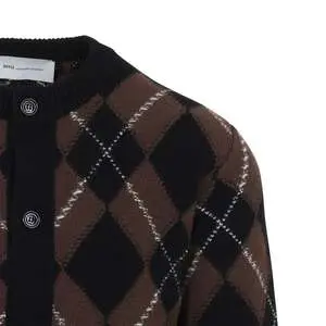 AMI Paris Crewneck Cardigan
