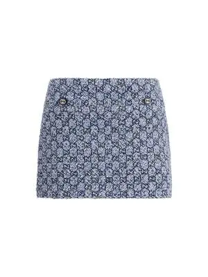 Gucci Gg Tweed Skirt