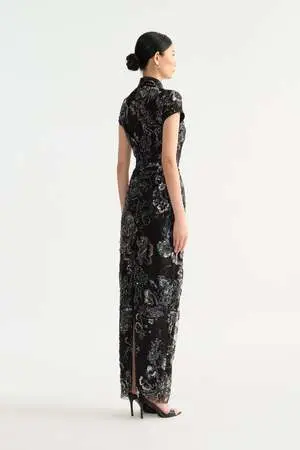 SAU LEE Seraphine Embellished Dress