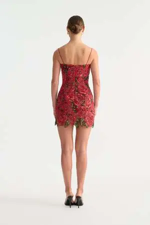 SAU LEE Sara Embellished Mini Dress
