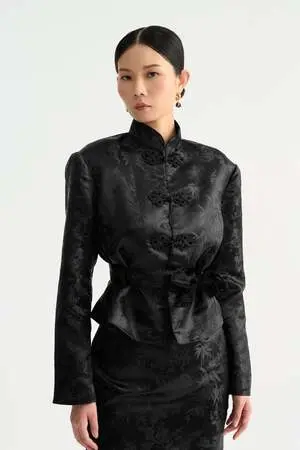 SAU LEE Augustus Jacquard Jacket