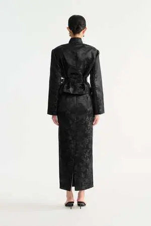 SAU LEE Roman Jacquard Skirt
