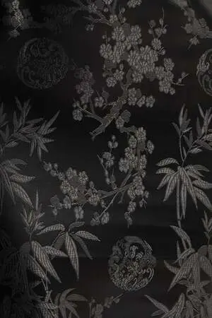 SAU LEE Jill Feather Trim Dress