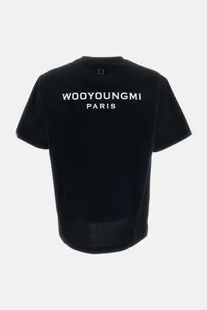 WOOYOUNGMI T-shirt In Cotone Con Logo Sul Retro