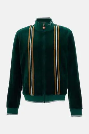 Casablanca Giacca Sportiva In Velluto - Verde