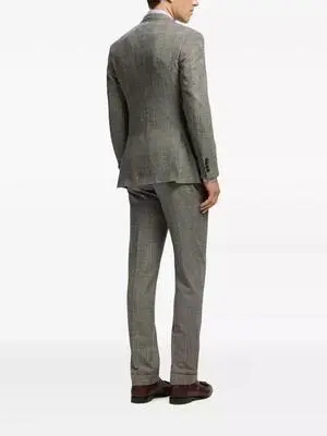 Ralph Lauren Purple Label Kent Checked Double-breasted Wool Suit