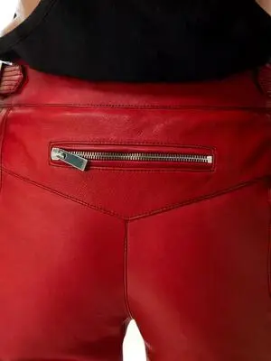 Versace Nappa Biker Trousers