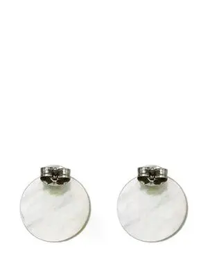 AIGNER Logo Mother-of-pearl Earrings