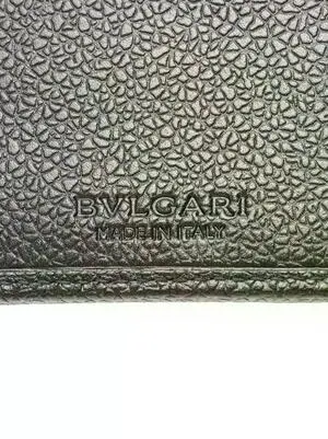 BVLGARI 2000-2026 Leather Bifold Wallet Small Wallets