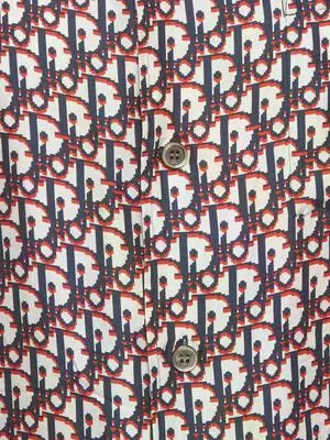 Dior Oblique Monogram Button-front Shirt