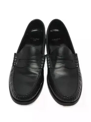 Celine Penny Leather Loafers
