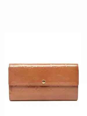 LOUIS VUITTON 2012 Sarah Monogram Vernis Wallet Brown